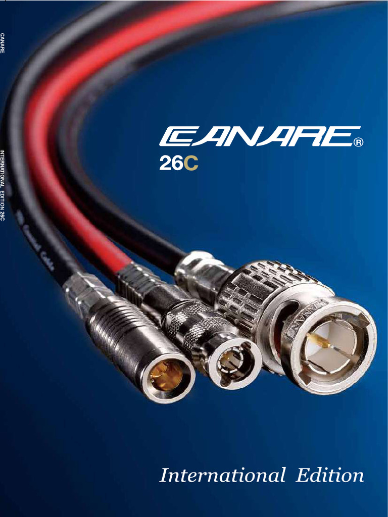 Canare Eng | PDF | Optical Fiber | Cable Television