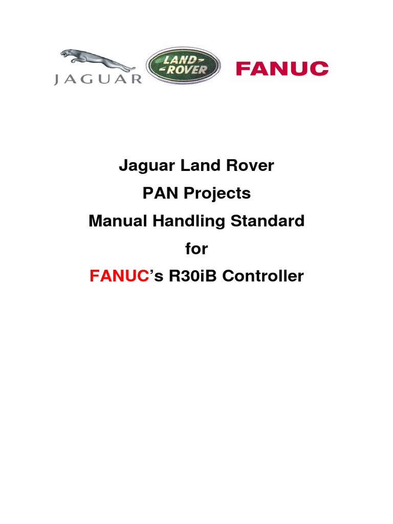 FANUC's Standard Manual Handling Programming (Version 5.0) | PDF ...