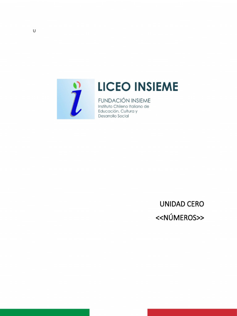 Guía de Números Enteros y Racionales | PDF | Entero