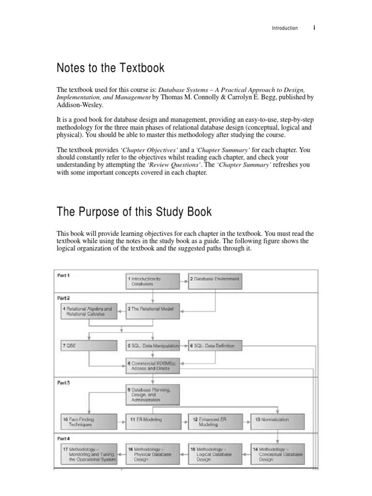 Database Systems Textbook Notes and Introduction | PDF | Data ...