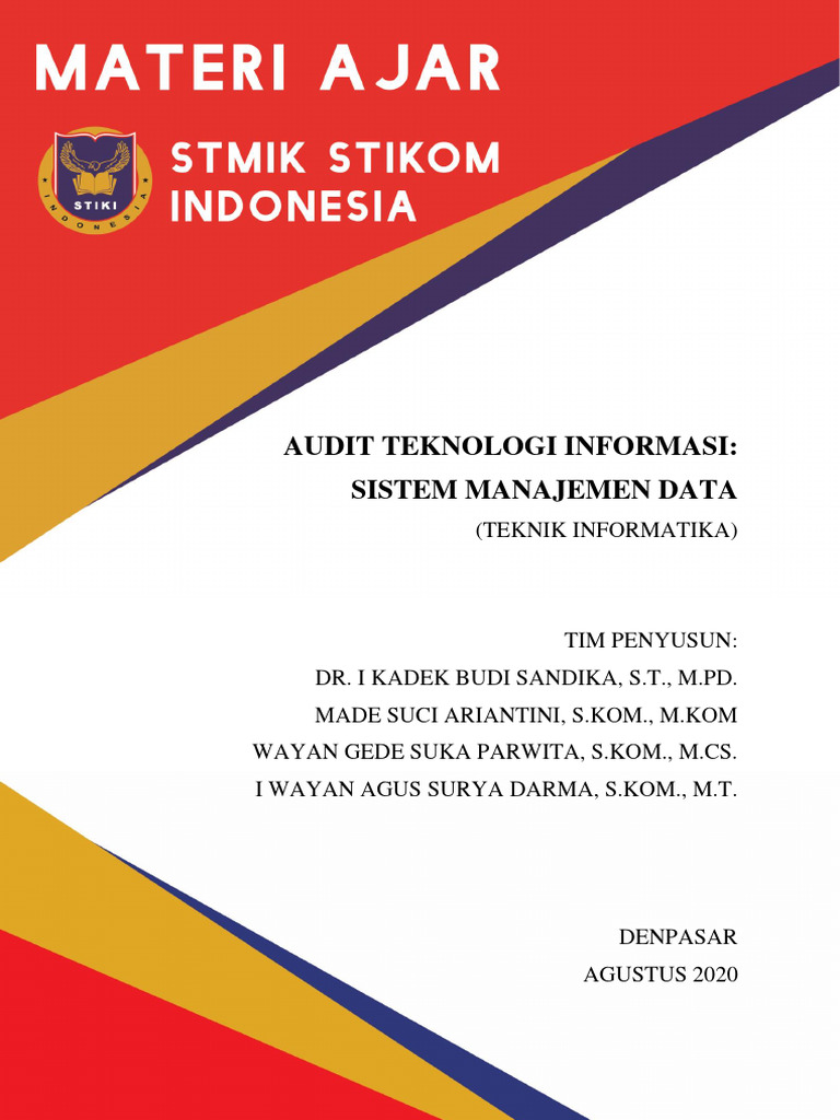 Materi Ajar Audit Ti Pertemuan 5 | PDF | Komputer Materi Ajar Audit Ti Pertemuan 5 | PDF | Komputer