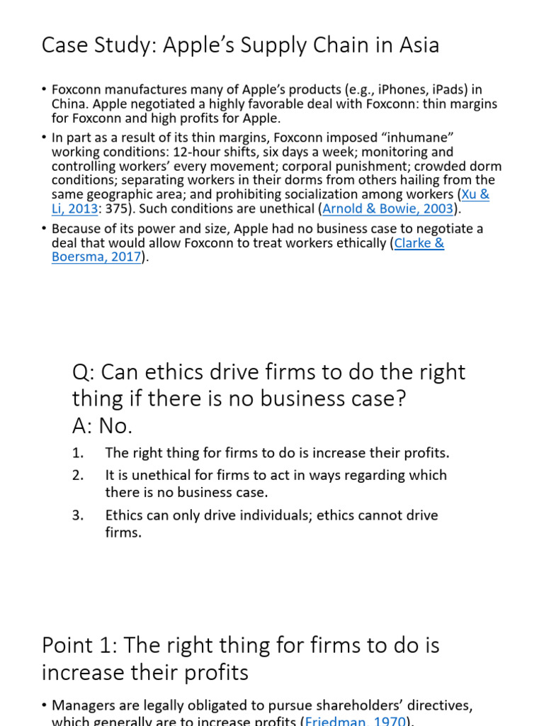 Apple Supply Chain Ethics Case Study | PDF | Business Ethics | Apple Inc.