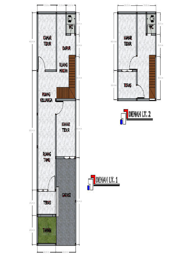 Rumah Pak H. Syamsuddin Floor Plan | PDF