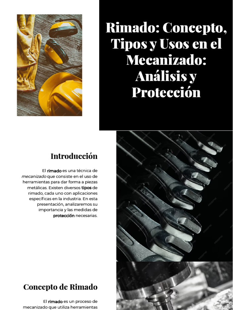 Rimado: Técnica Clave en Mecanizado | PDF | Arte | Informática