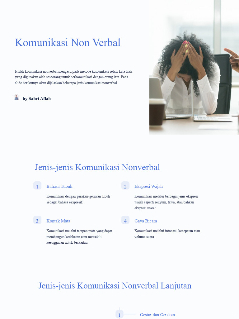 Komunikasi Non Verbal | PDF