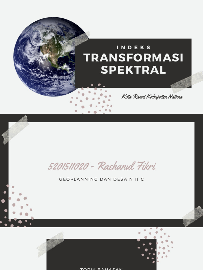 Raehanul Fikri - Transformasi Spektral | PDF | Komputer | Teknologi & Rekayasa