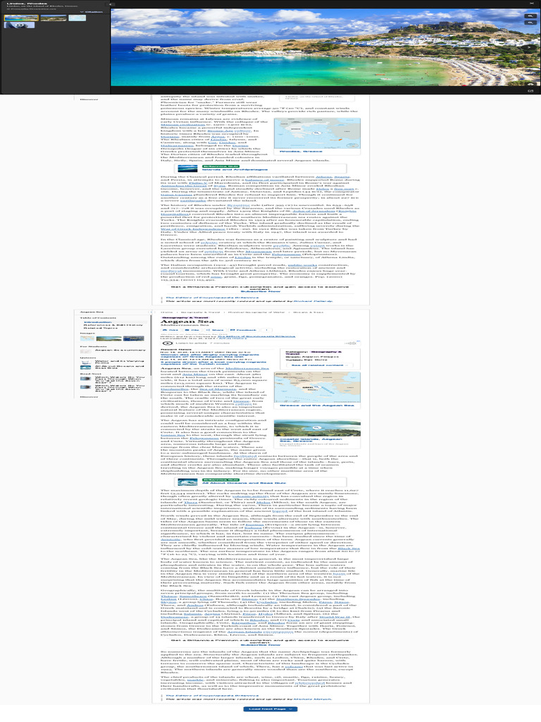 Rhodes - Map, Greece, History, & Facts - Britannica | Download Free PDF ...