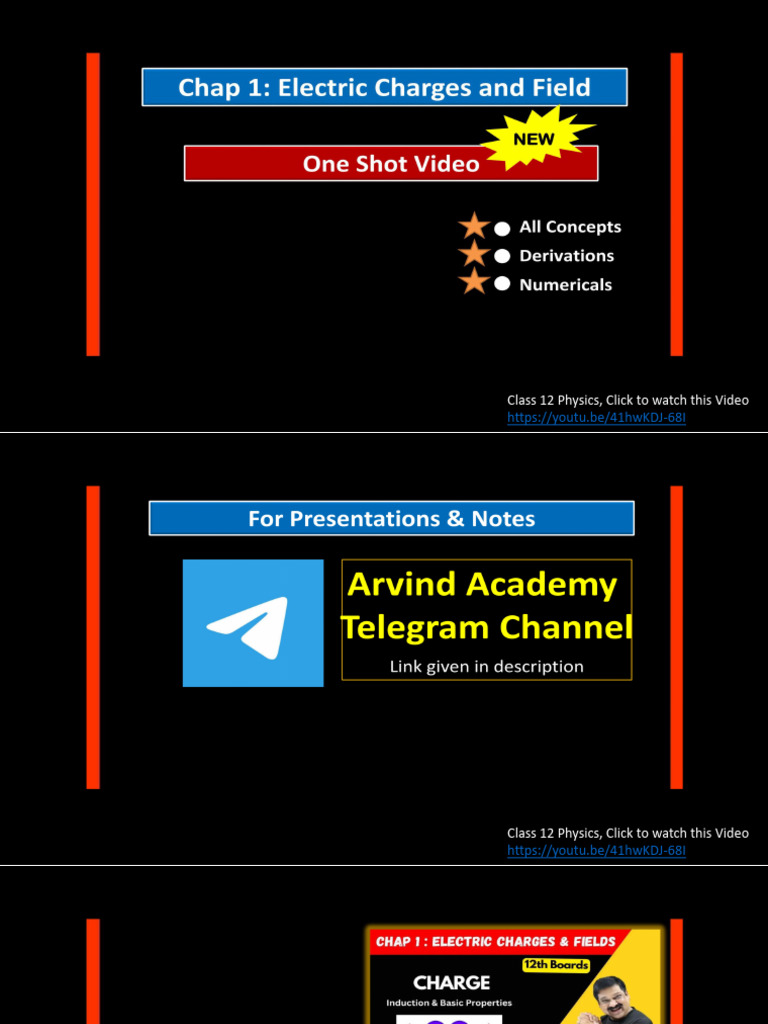 Chap 1 Electric Charges & Fields With Annotations | PDF | Physics | Physical Sciences