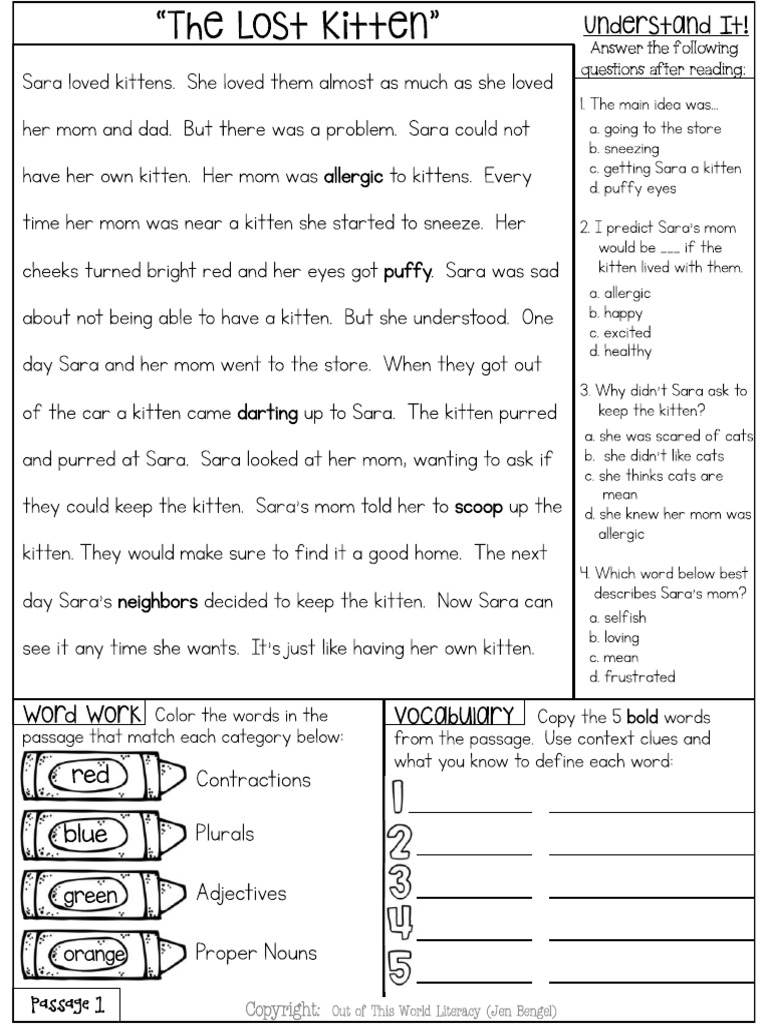 The Lost Kitten | PDF