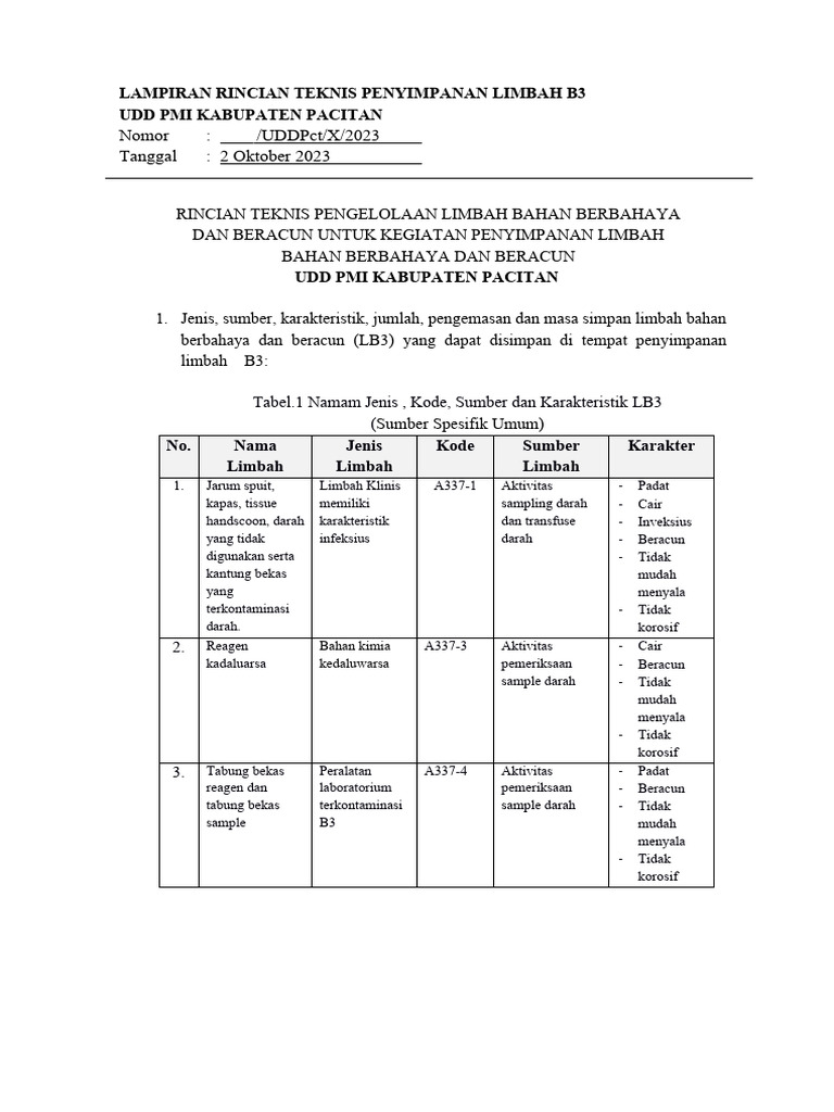Pmi - Draft Rintek LB3 Ok | PDF