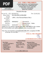 80G Donation Receipt Sample | PDF