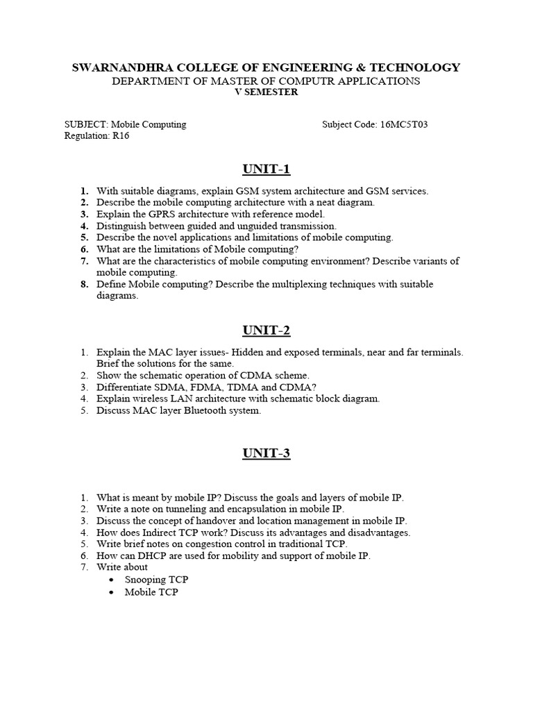 16MC5T023 | PDF | Transmission Control Protocol | Computing
