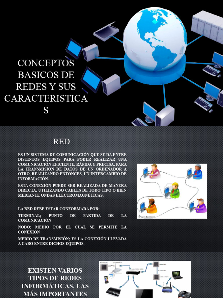Conceptos Basicos de Redes Y Sus Caracteristica S | PDF | Red de computadoras | Red de área amplia