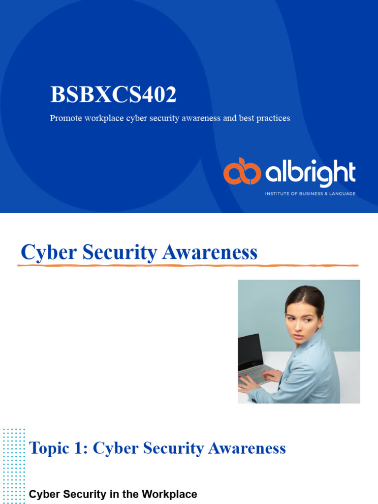 PowerPoint PresentationsBSBXCS402 - PPT V1.1 | PDF | Computer Security | Security