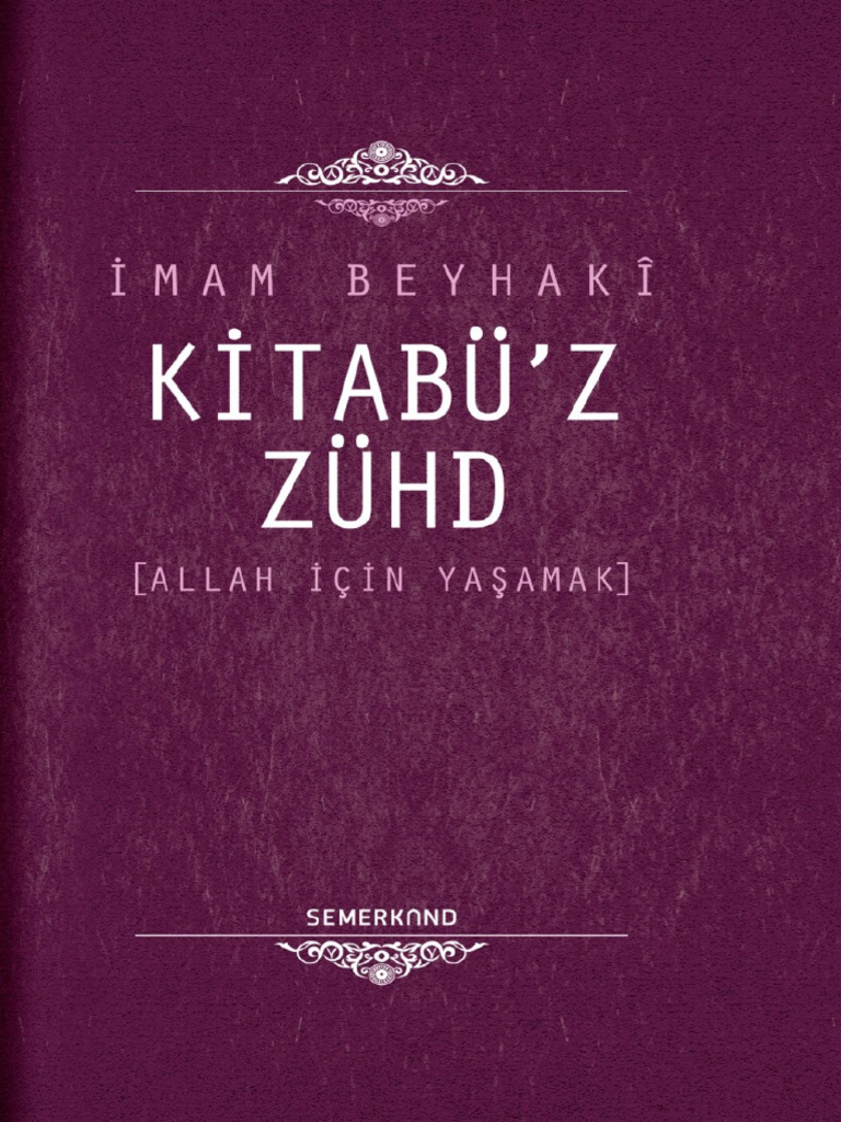 Kitabu Zzuhd Beyhaki | PDF