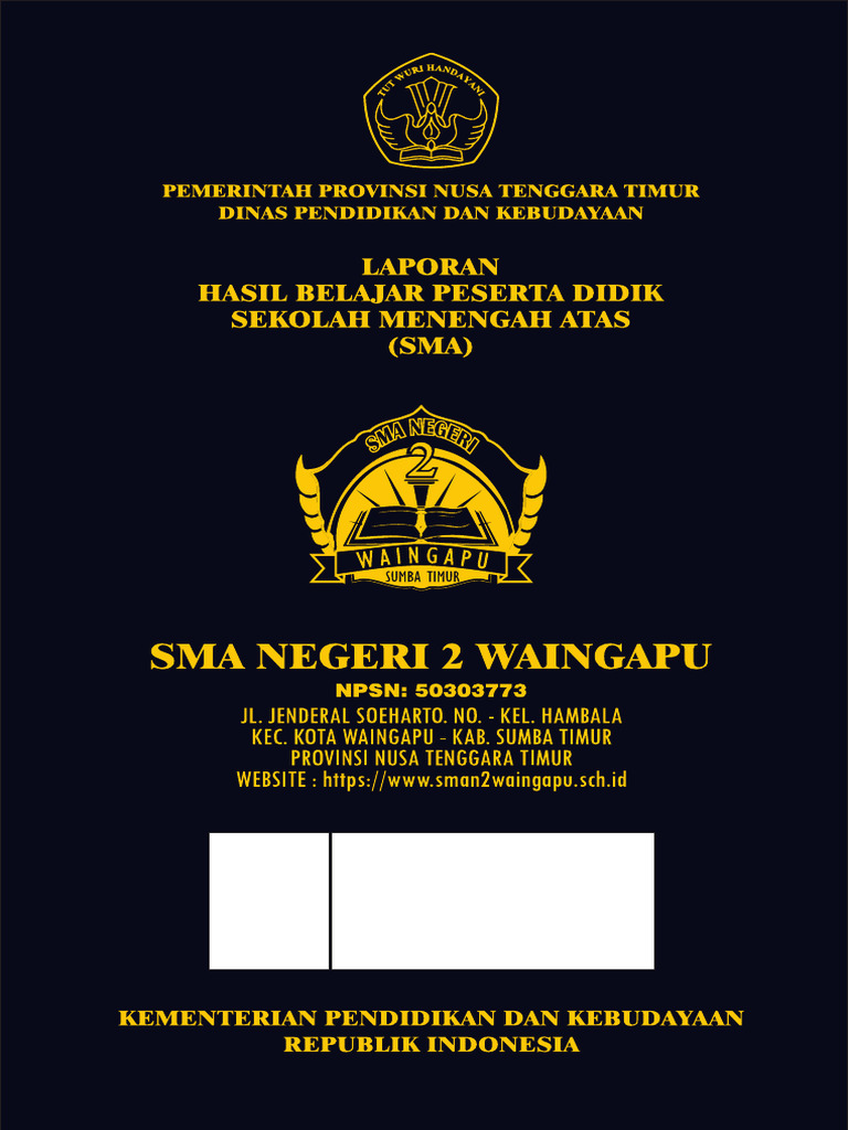 Rapot Sma Negeri 2 WGP | PDF