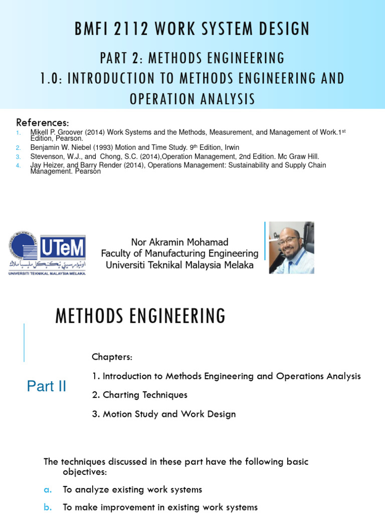 Methods Engineering & Operations Analysis | PDF | Automation | Histogram