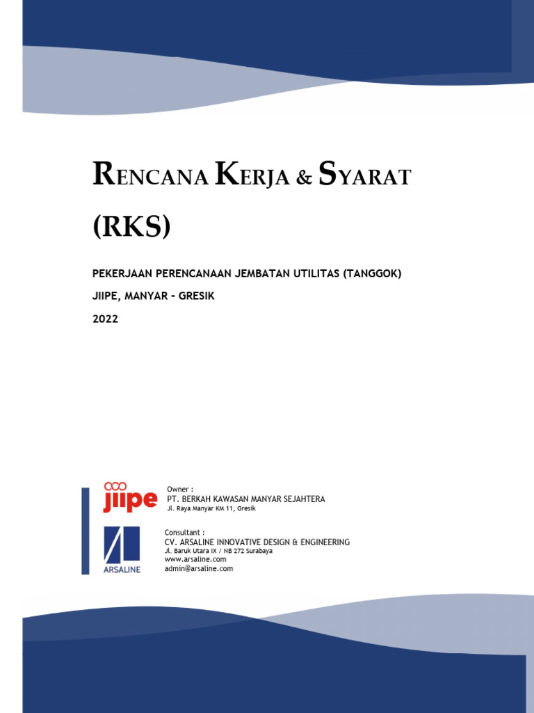 Rencana Kerja Dan Syarat | PDF
