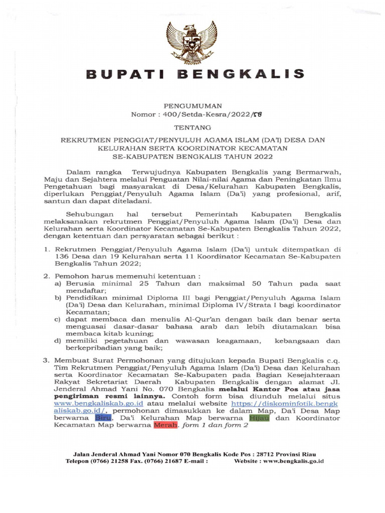 Surat Rekom Mui | PDF