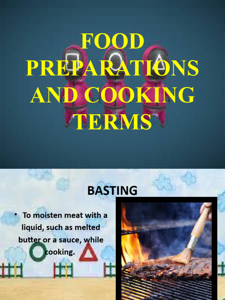 Food Preparations and Cooking Terms | PDF | Boiling | Cooking