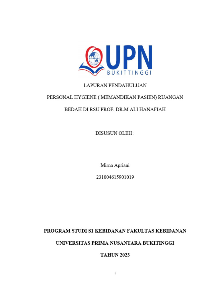 Laporan Pendahuluan KDPK | PDF | Kesehatan Holistik