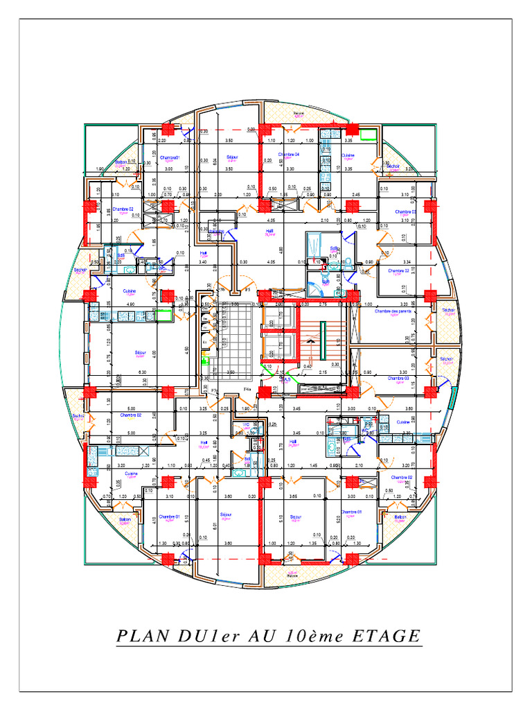 Ilot 01 - 94logts - Modif Djaafar Smain-Model | PDF