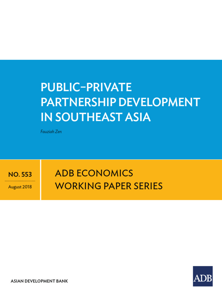 Ewp 553 PPP Development Southeast Asia | PDF | Public–Private Partnership | Infrastructure