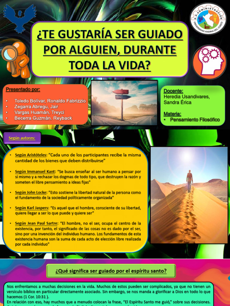 A ¿Te Gustaria Ser Guiado | PDF | Pensamiento | Libertad