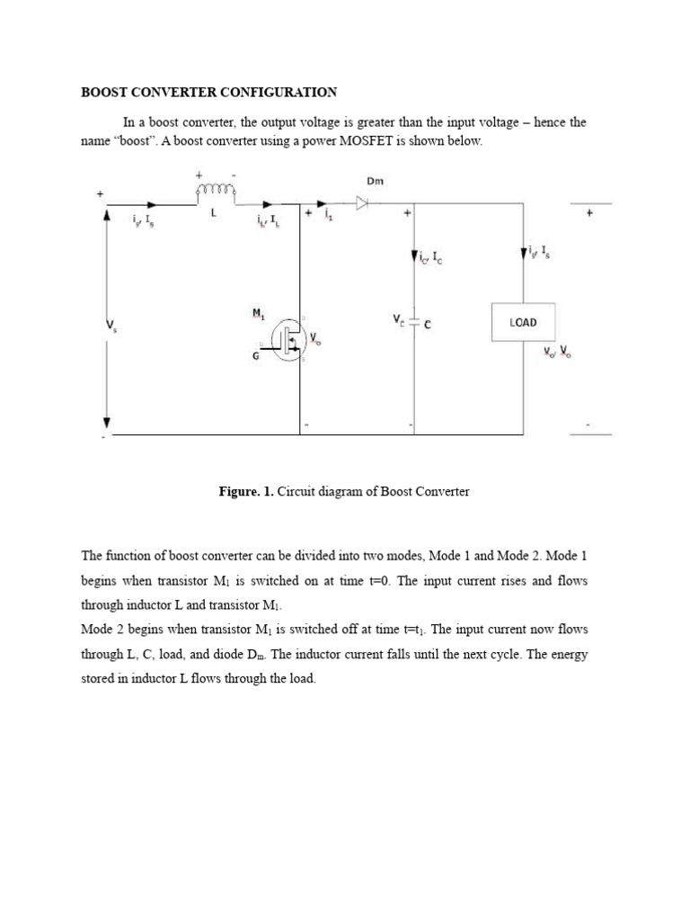 Boost Converter Configuration | PDF | Inductance | Transformer