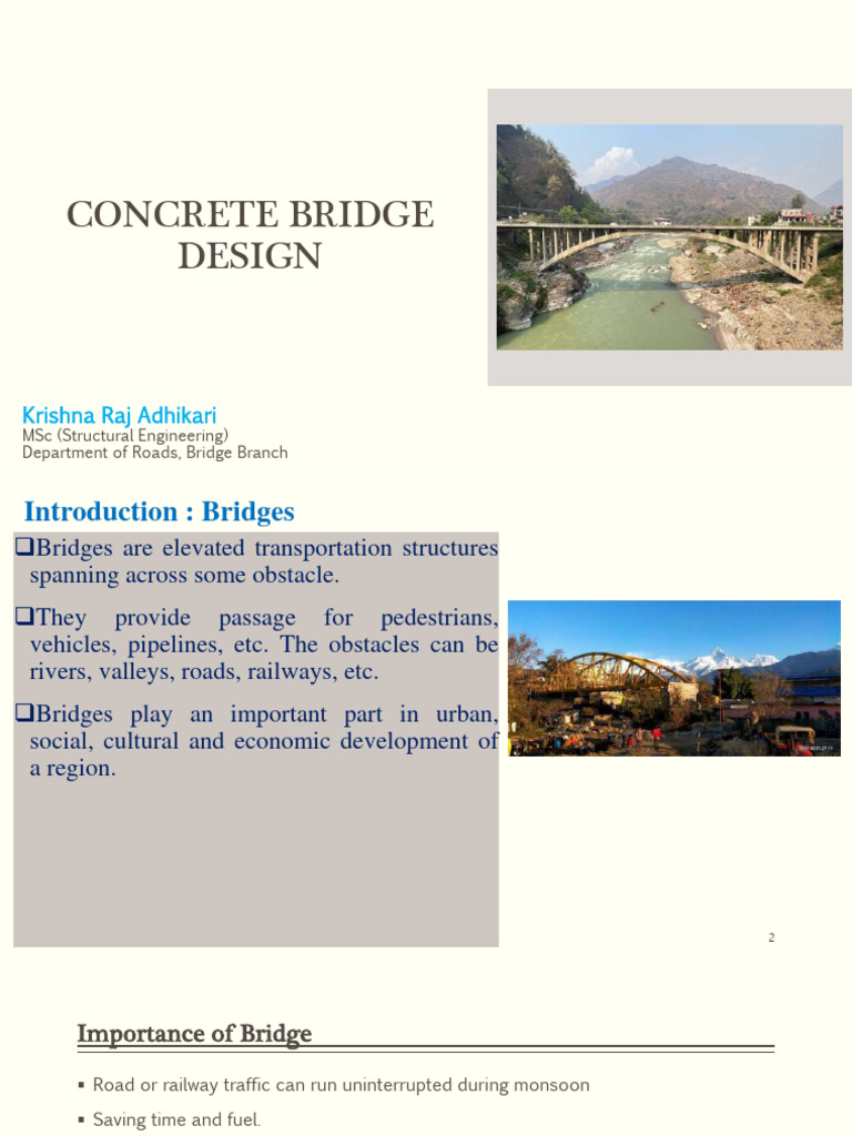 Concrete Bridge Design Guide | PDF | Bridge | Truss