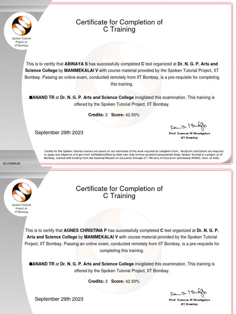C Participant Certificate | PDF | Evaluation | Education Theory