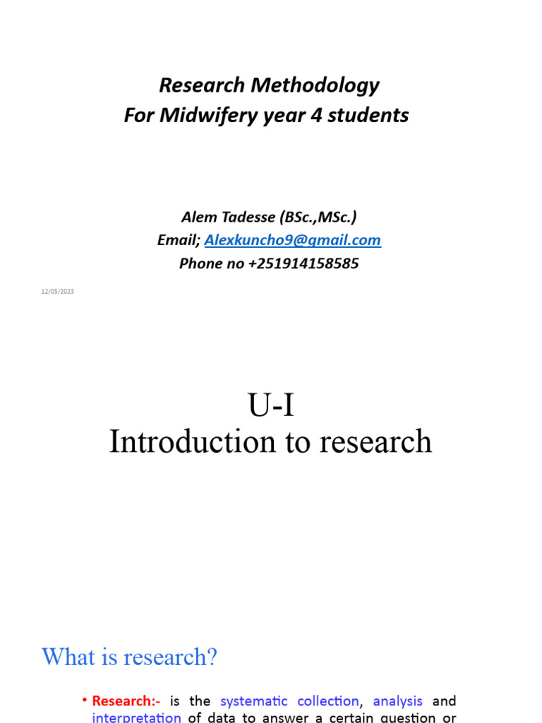 Introduction To R. Methodology | PDF | Methodology | Qualitative Research