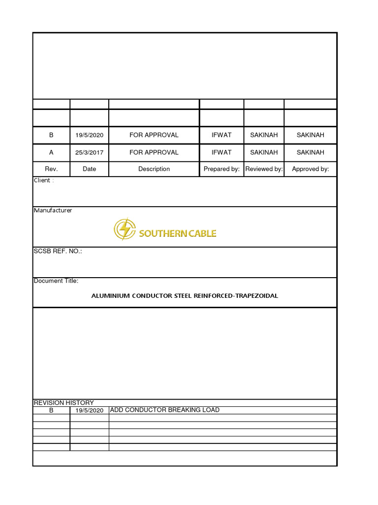 TACSR Conductor Specifications and Load | PDF | Steel | Alloy