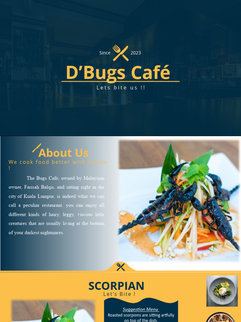 Restaurant Presentation 1 | PDF | Chocolate | Taste