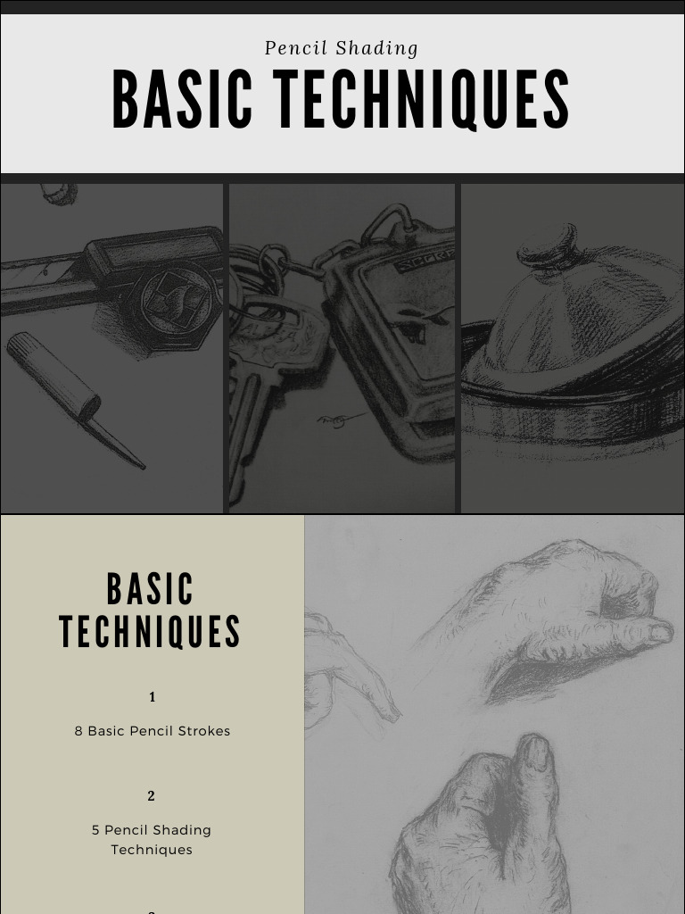 Basic Techniques On Monochromatic Manual Rendering | PDF