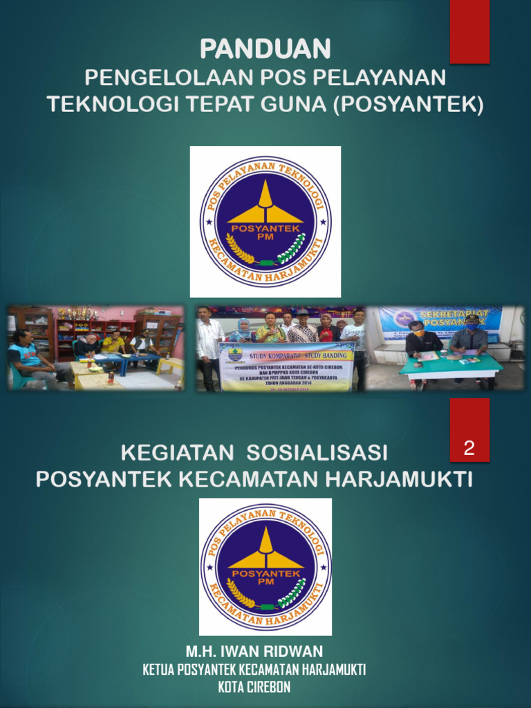 Sosialisasi Posyantek 2020 | PDF | Ilmu Sosial | Komputer