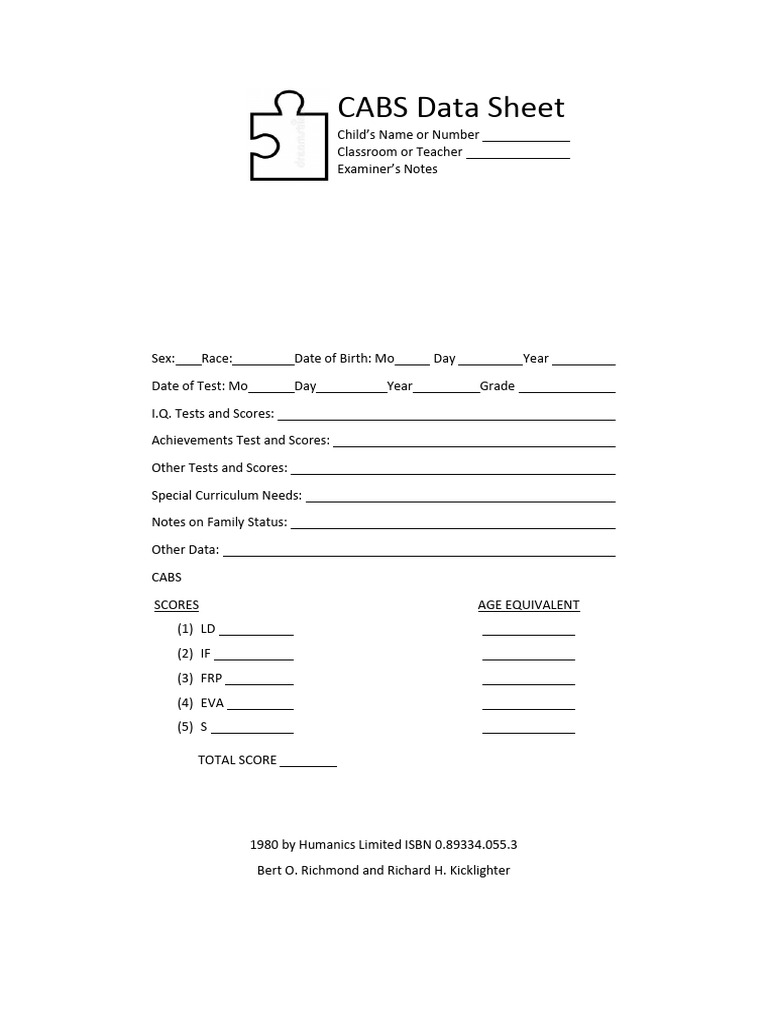 CABS Data Sheet | PDF | Penny (United States Coin) | Penny