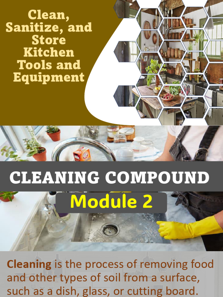 Module2 Part2 | PDF | Disinfectant | Dishwasher