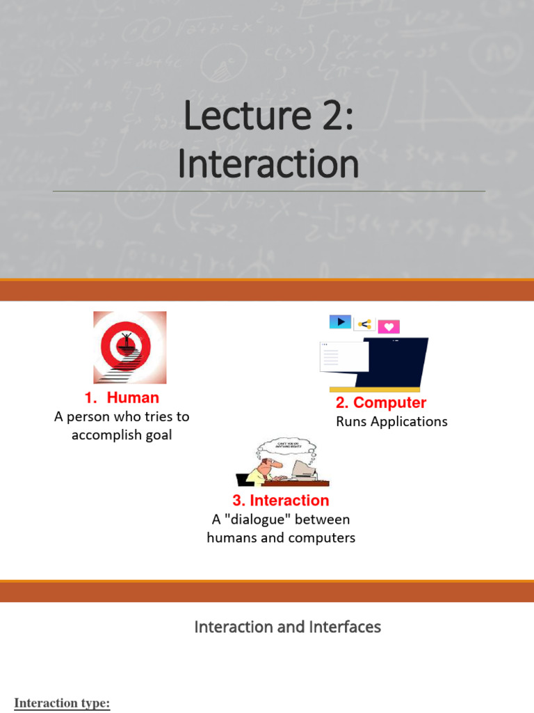 Lecture 2 - HCI | Download Free PDF | Graphical User Interfaces | Menu (Computing)