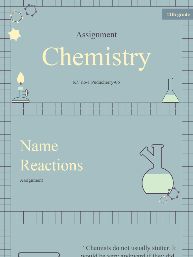 Name Reactions | PDF | Organic Chemistry | Chemistry