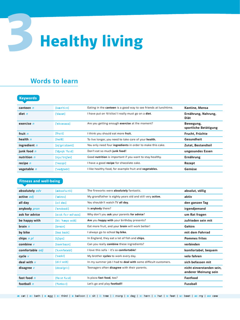OW1 LC Words To Learn U3 20-23 ES Digione | PDF | Foods | Food And Drink