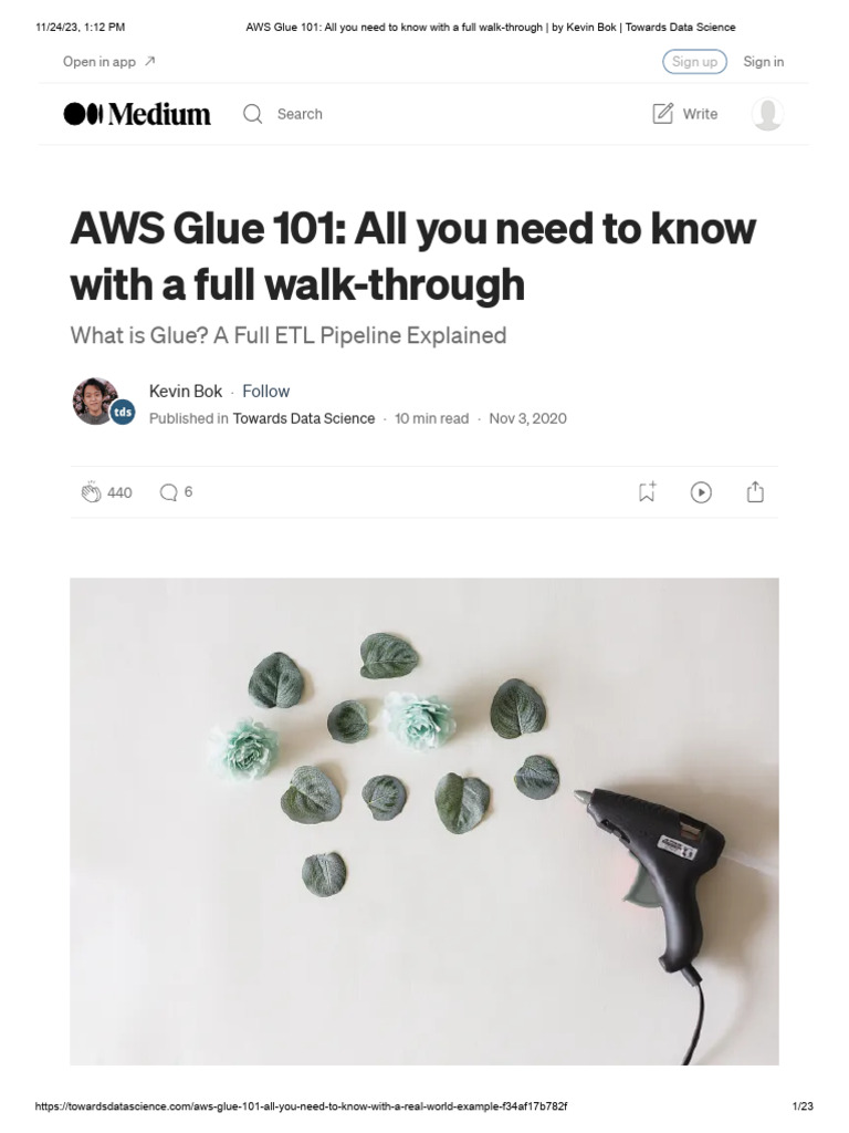 AWS Glue 101 - All You Need To Know With A Full Walk-Through - by Kevin ...