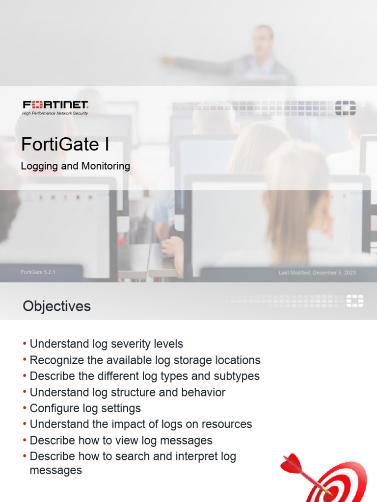 FGT1 02 Logging and Monitoring | PDF | Computer Data Storage | Command Line Interface