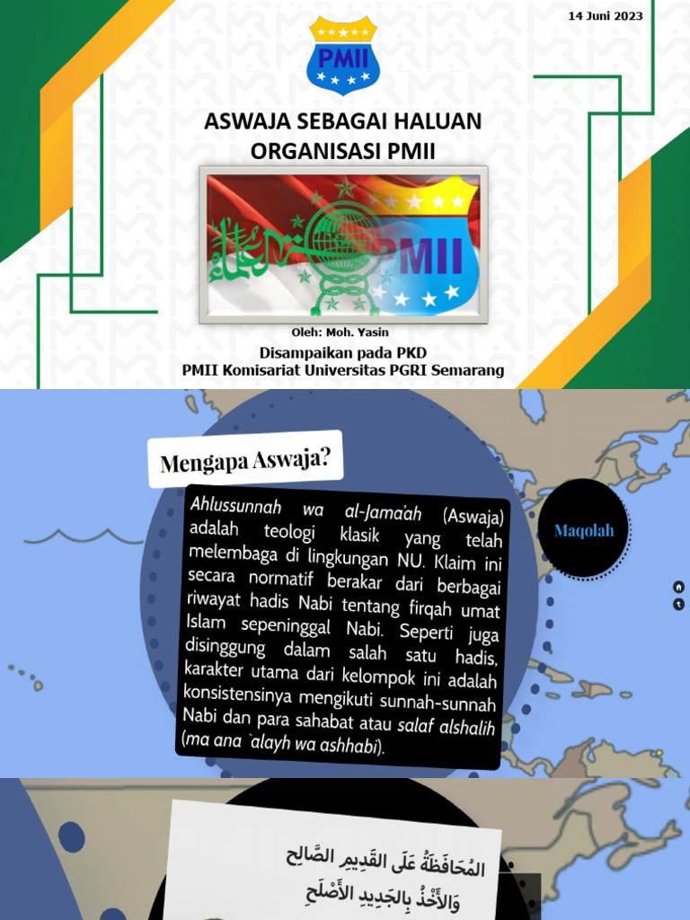 PKD Pmii Upgris - Aswaja Sebagai Haluan | PDF