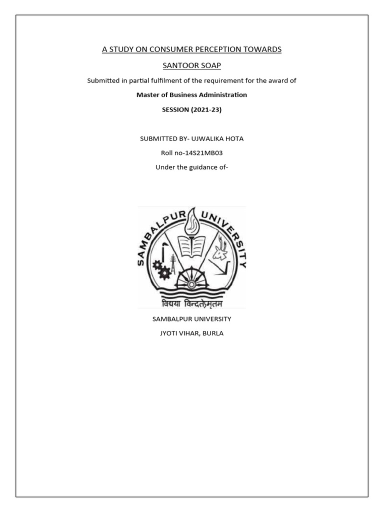 Fmcg Project Report Pdf Brand Business Economics