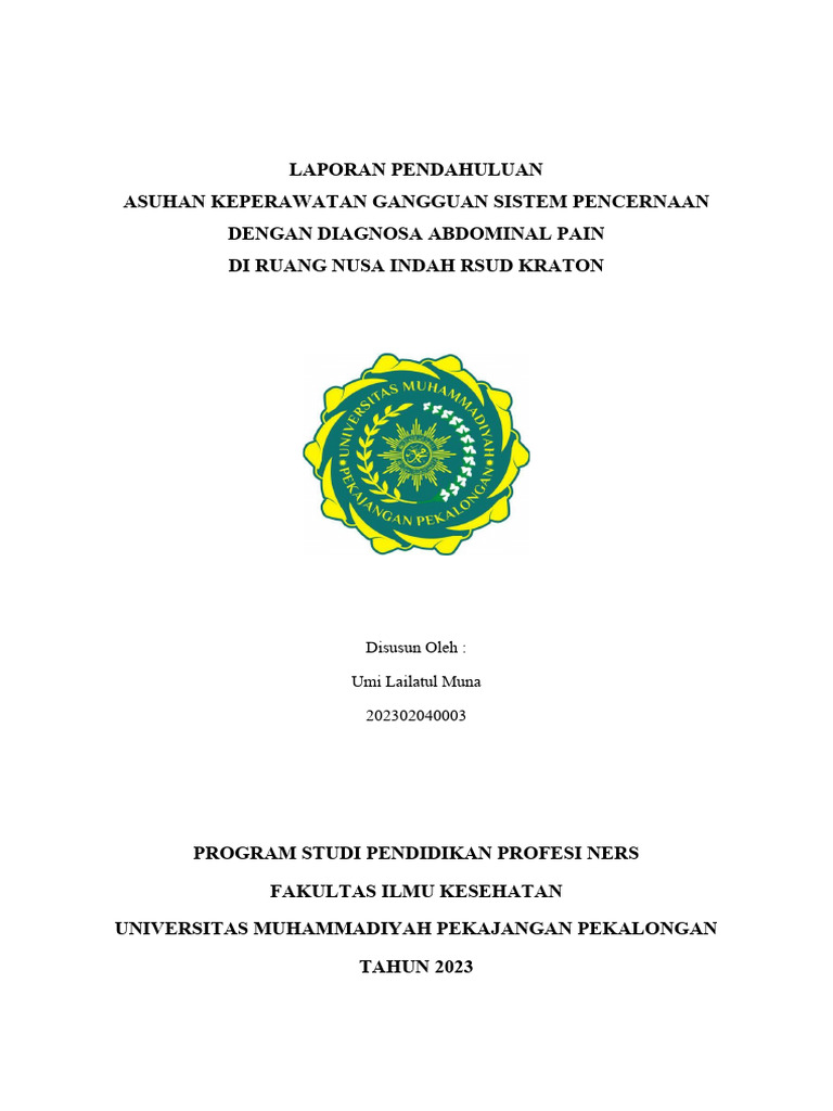 LP Abdominal Pain | PDF