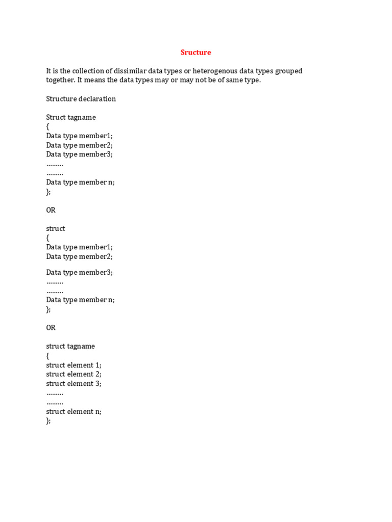 Pps Notes Unit 4 Pdf Variable Computer Science Pointer Computer Programming