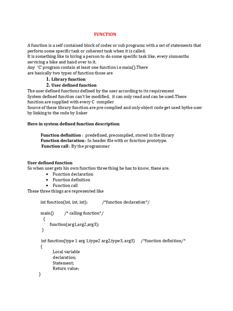PPS Notes UNIT 3 | PDF | Parameter (Computer Programming) | Computer ...
