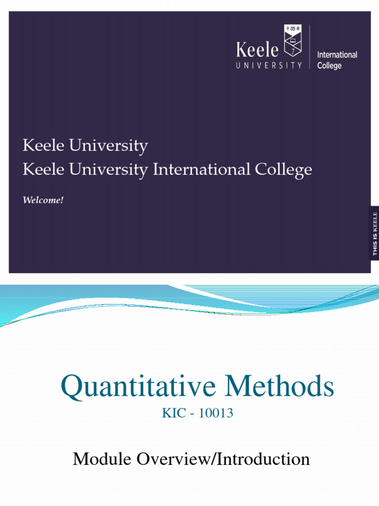 Lecture Week 1 Introduction - Overview | PDF | Statistics | Regression Analysis