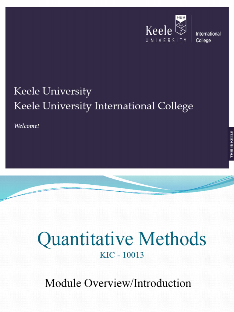 Lecture Week 1 Introduction Overview Pdf Statistics Regression
